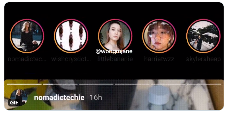 Új Story-navigációt tesztel az Instagram | MarketingMorzsák